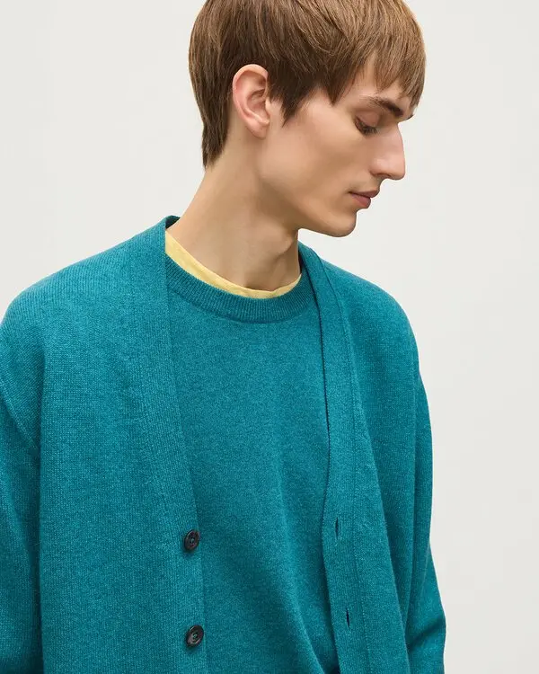 Johnstons Of Elgin Redpath Cashmere Cardigan - Green