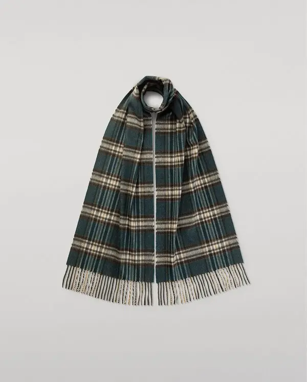 Johnstons Of Elgin Doune Bottle Cashmere Scarf - Green