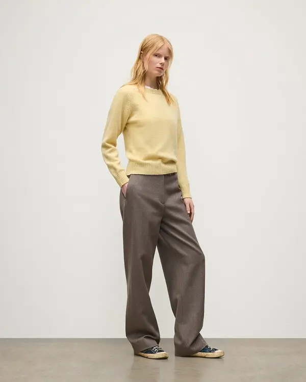 Johnstons Of Elgin Lambswool Crew Neck Jumper