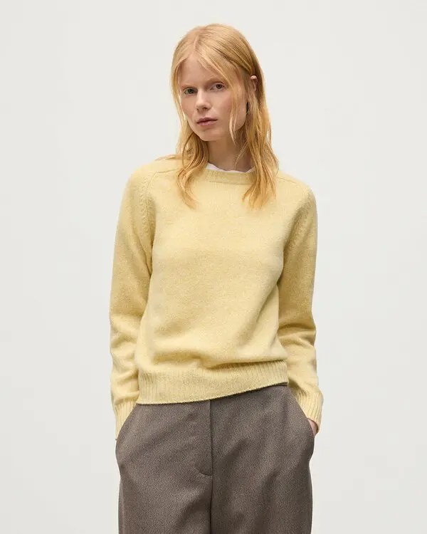 Johnstons Of Elgin Lambswool Crew Neck Jumper