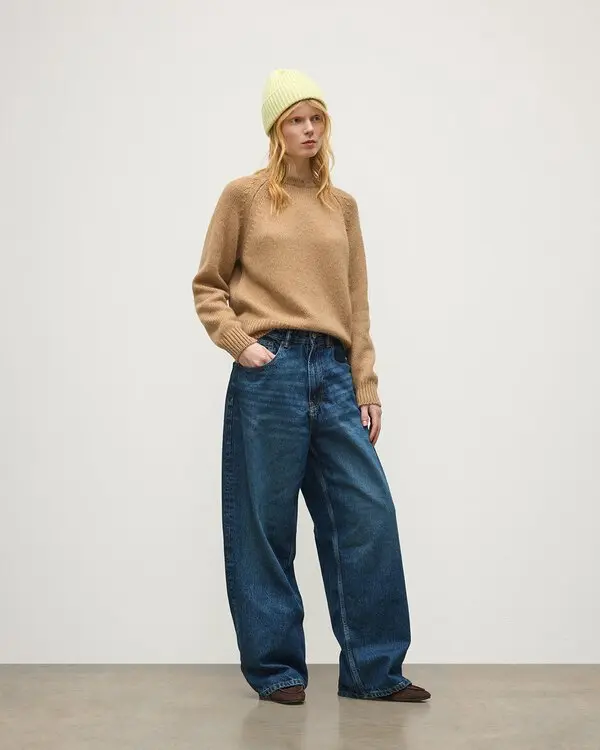 Johnstons Of Elgin Bay Cael Arl Cashmere & Cotton Jumper