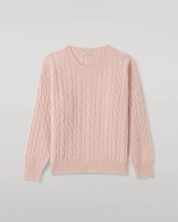 Johnstons Of Elgin Cashmere Cable Knit Jumper