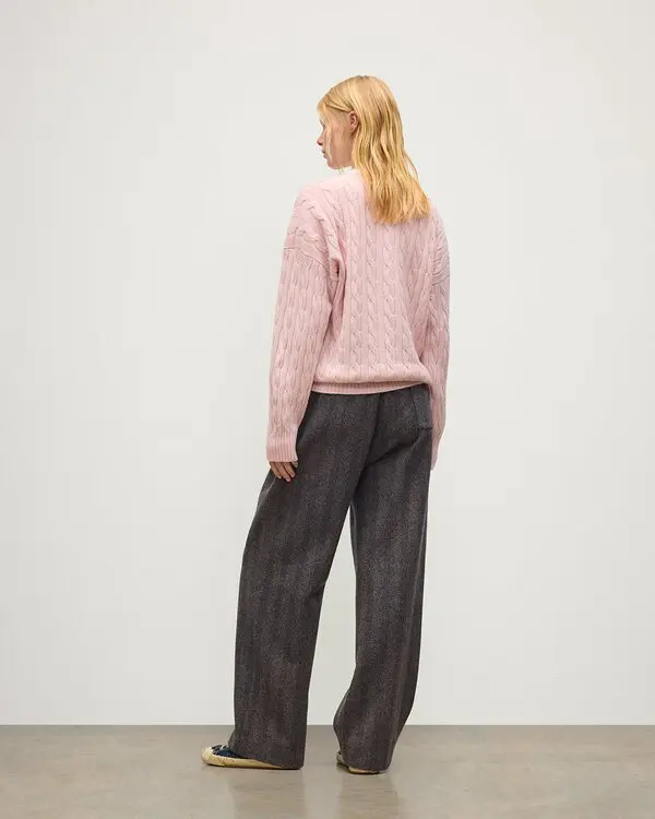 Johnstons Of Elgin Cashmere Cable Knit Jumper