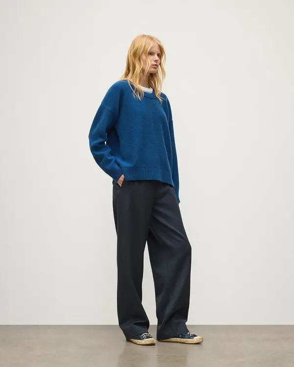 Johnstons Of Elgin Maggie Reverse Stitch Cashmere Jumper