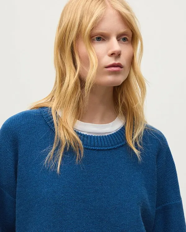 Johnstons Of Elgin Maggie Reverse Stitch Cashmere Jumper