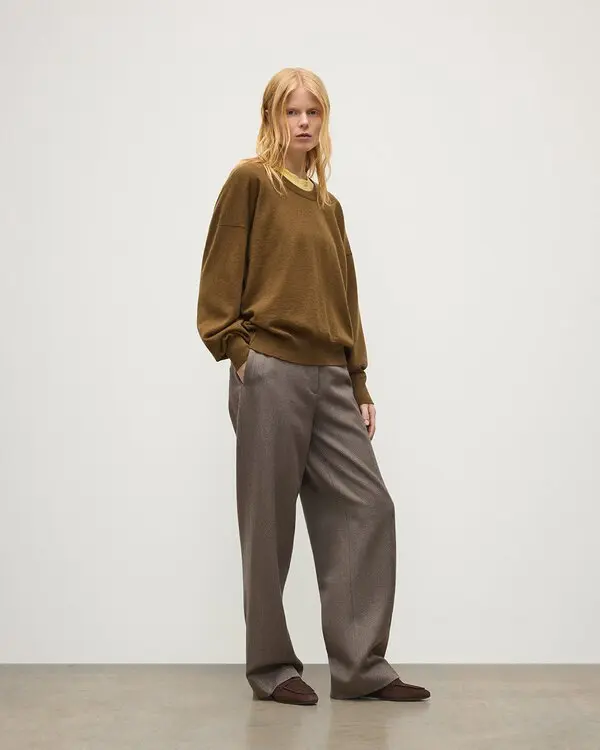 Johnstons Of Elgin Jessie Cashmere Jumper - Green