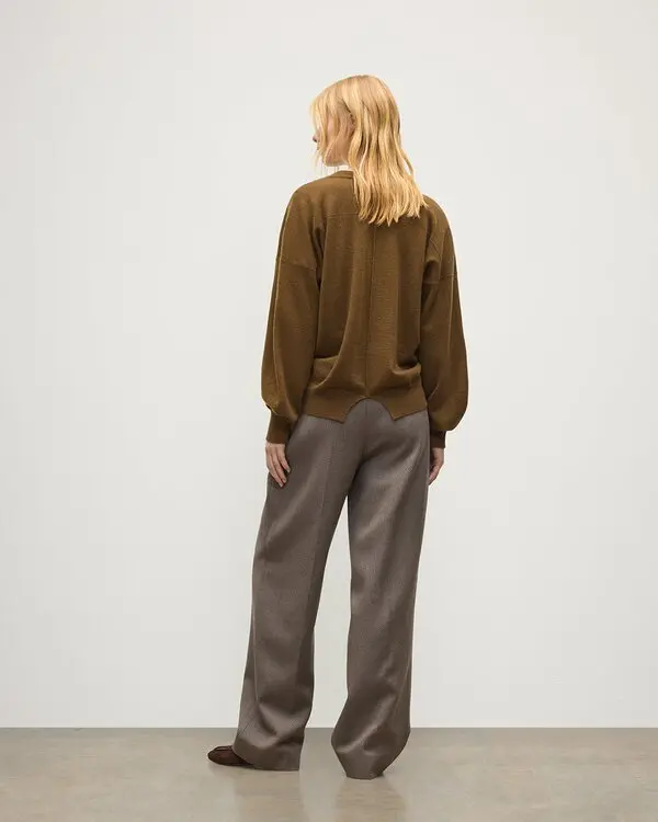 Johnstons Of Elgin Jessie Cashmere Jumper - Green