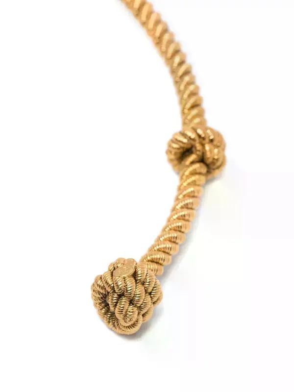AURÉLIE BIDERMANN Palazzo Knotted Rope-effect Necklace