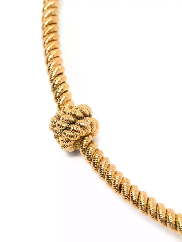 AURÉLIE BIDERMANN Palazzo Knotted Rope-effect Necklace