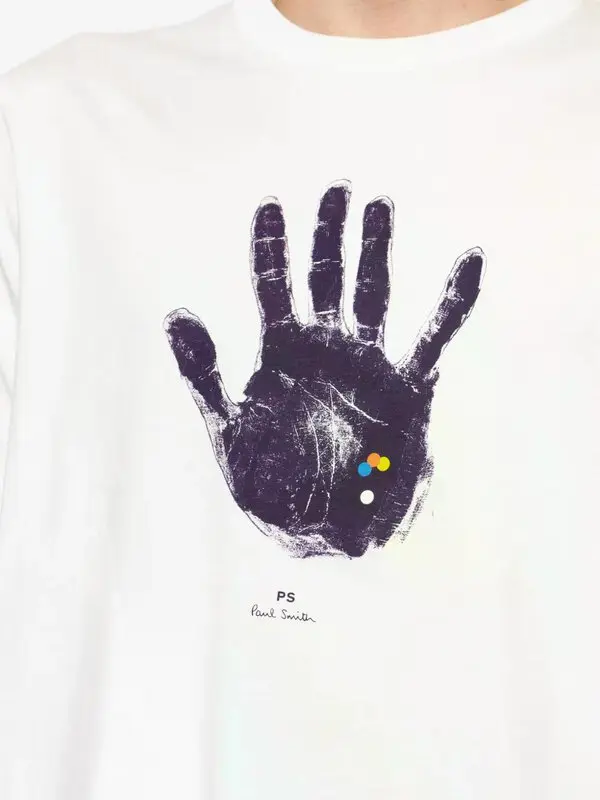 Paul Smith Hand-print T-shirt