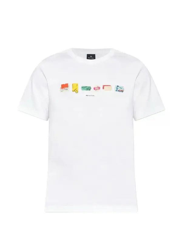 Paul Smith Stickers Graphic-print T-shirt - White