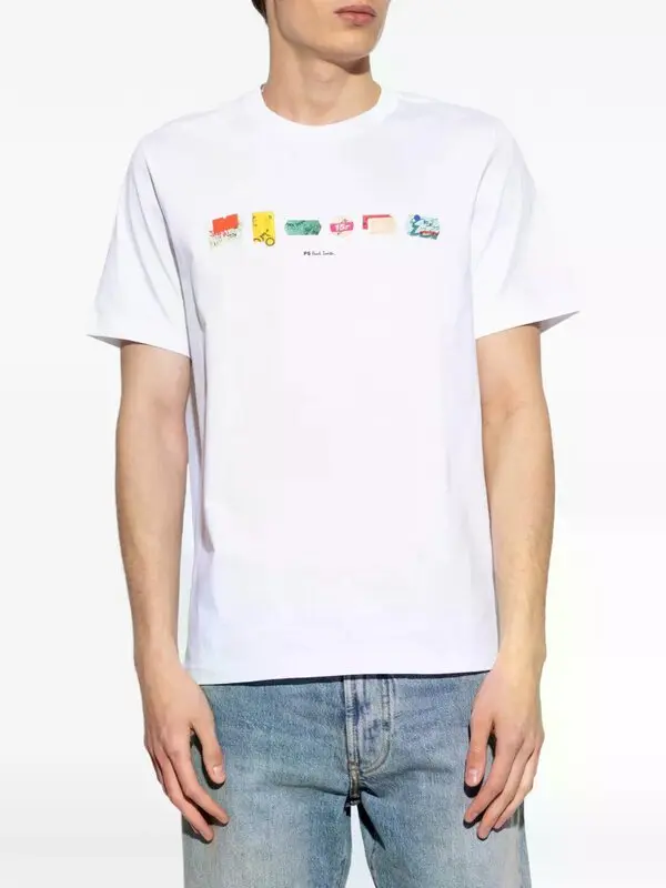Paul Smith Stickers Graphic-print T-shirt