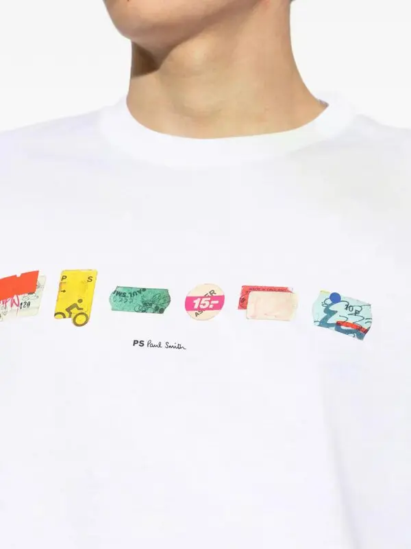Paul Smith Stickers Graphic-print T-shirt