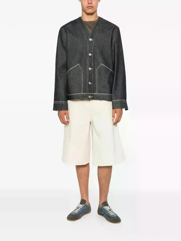 3DICI Contrast Stitch Denim Jacket