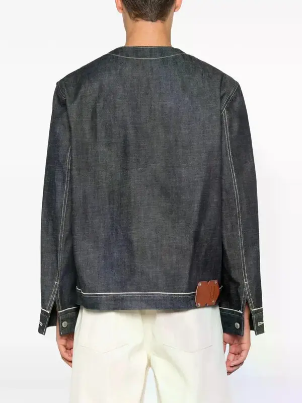 3DICI Contrast Stitch Denim Jacket