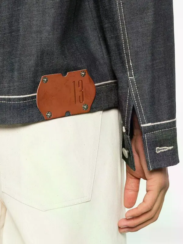 3DICI Contrast Stitch Denim Jacket