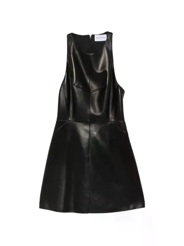 Givenchy Sleeveless Leather Mini Dress