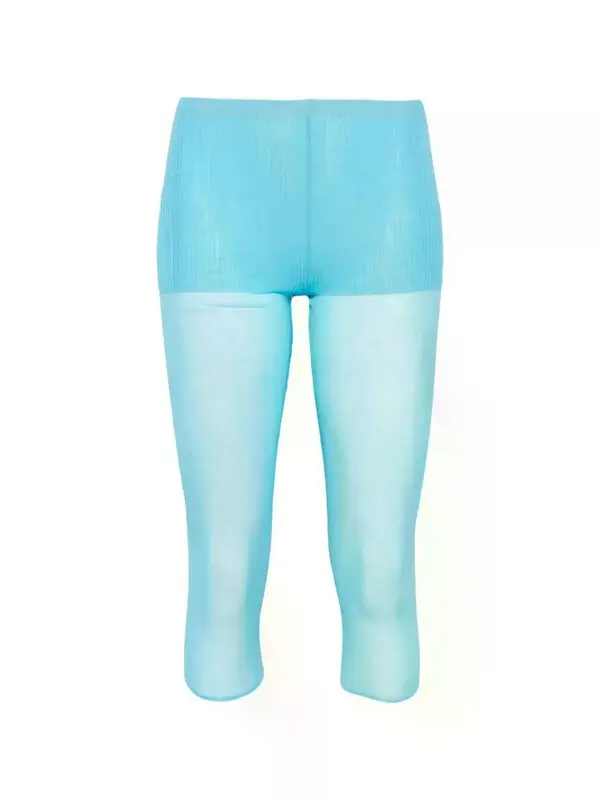 Paloma Wool Meleta Ribbed-knit Leggings - Blue