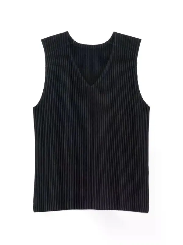 Issey Miyake Homme Plissé Pleated T-shirt - Blue