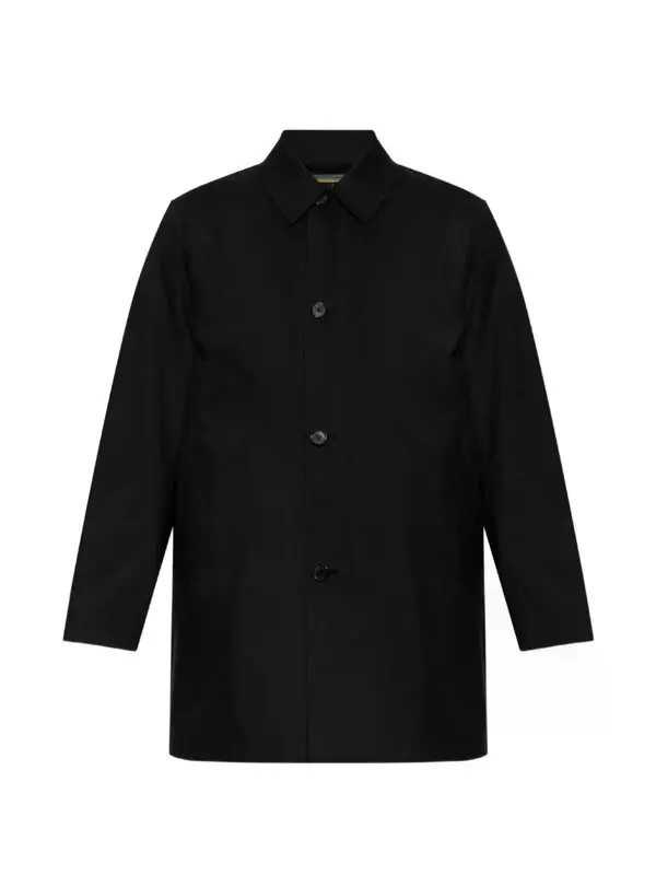 Paul Smith Single-breasted Wool Coat - Black