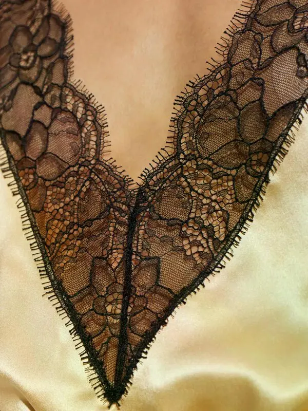 Dolce & Gabbana Silk Lace-trimmed Bodysuit