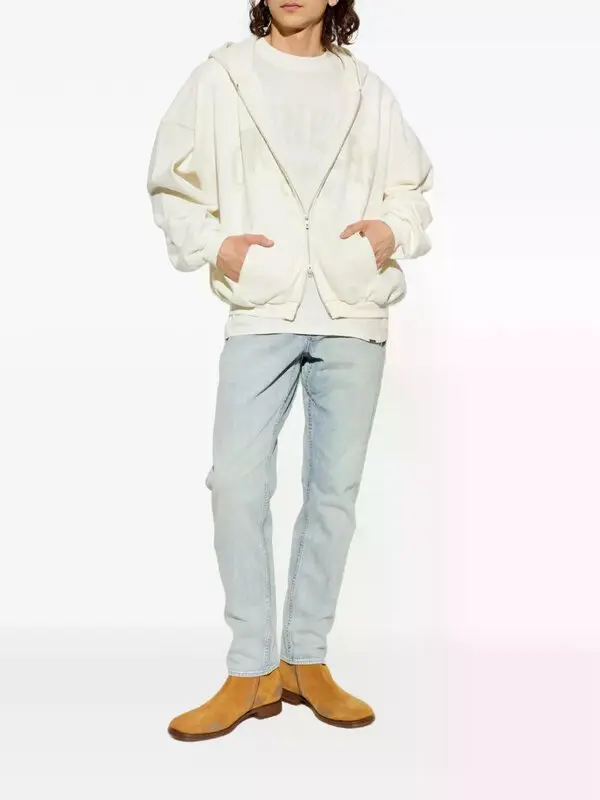 REPRESENT Owners Club Zip-up Hoodie - Neutrals