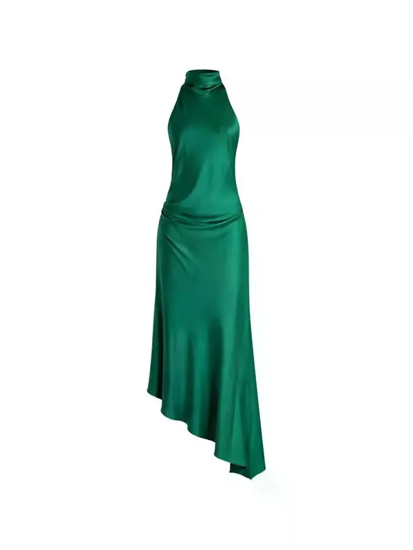 Simkhai Monica Asymmetric Dress - Green
