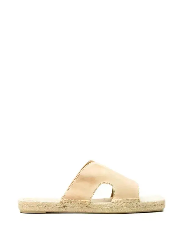 CastaÑer Cut-out Flat Espadrilles - Neutrals