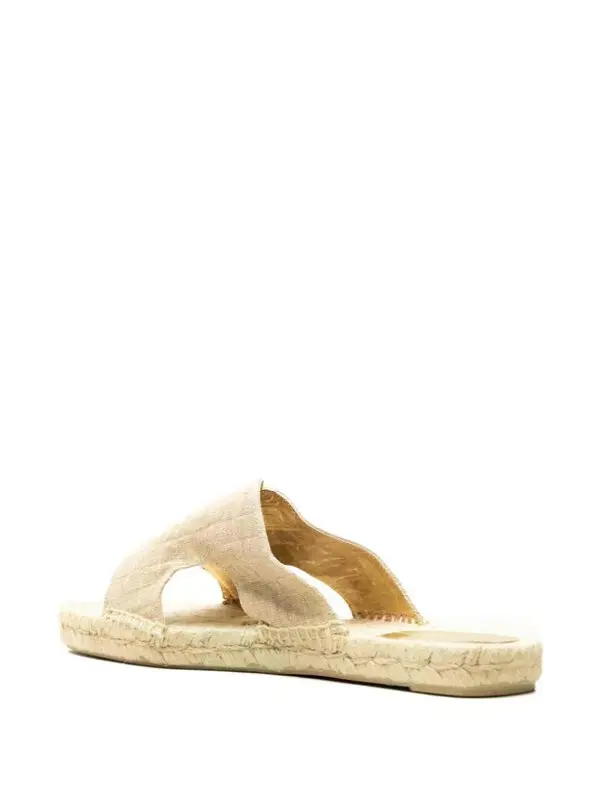 CastaÑer Cut-out Flat Espadrilles