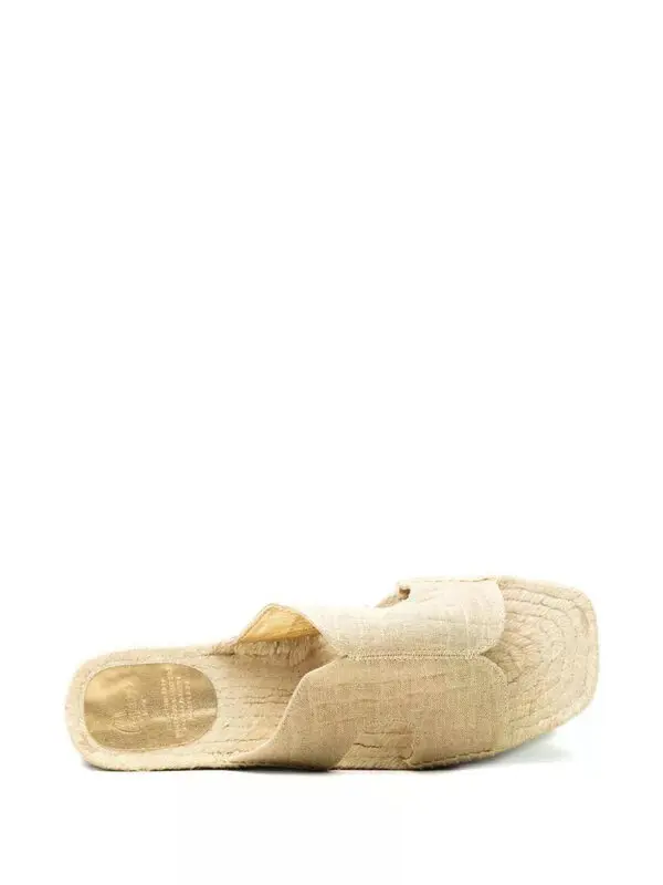 CastaÑer Cut-out Flat Espadrilles