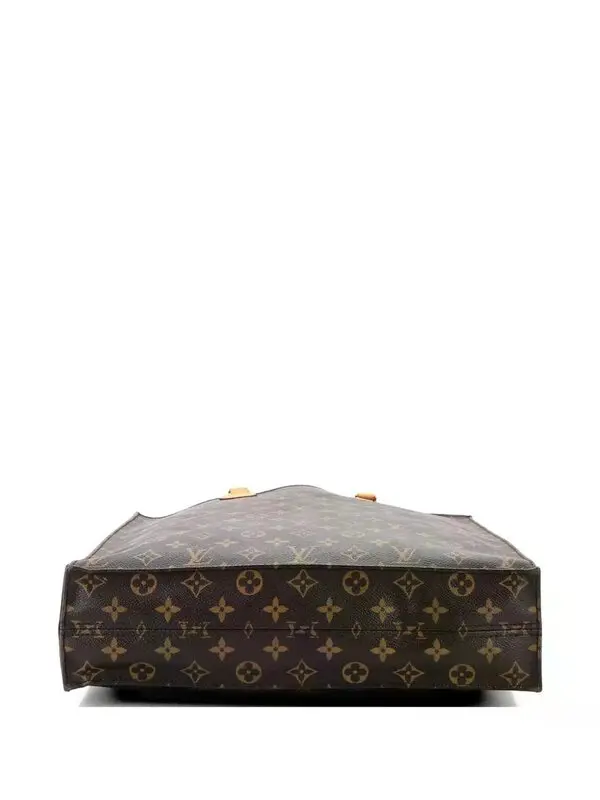 LOUIS VUITTON Vintage Sac Plat Monogram Canvas Tote Bag