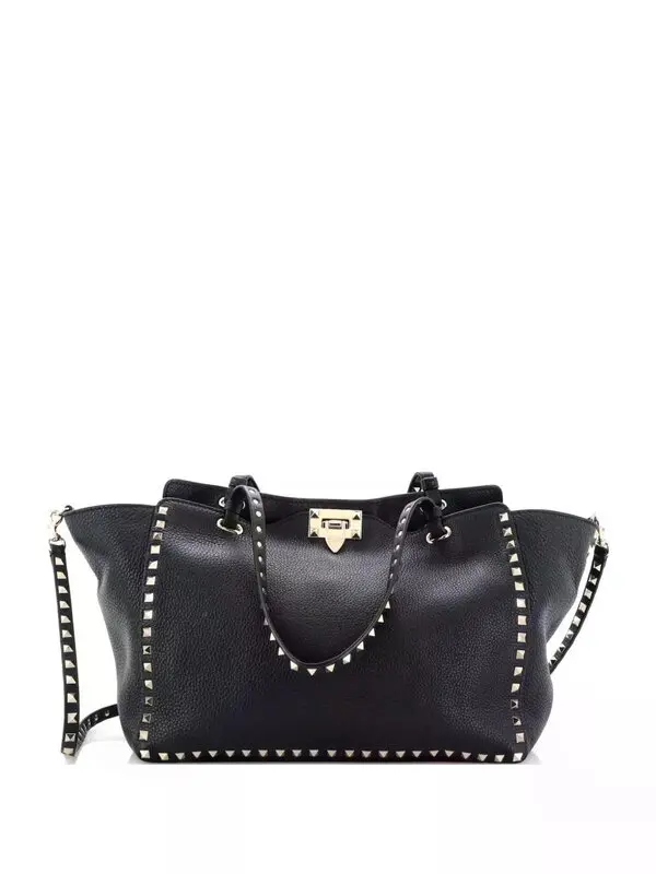 Valentino Garavani Rockstud Medium Tote Bag - Black