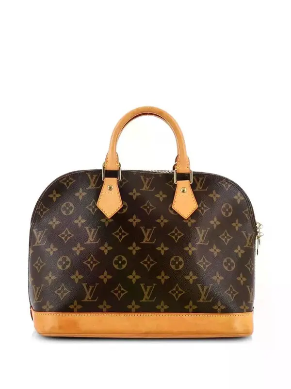 LOUIS VUITTON Monogram Canvas Alma Pm Satchel - Brown