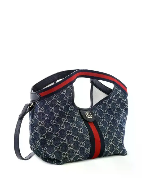 Gucci Gg Denim Small Tote Bag