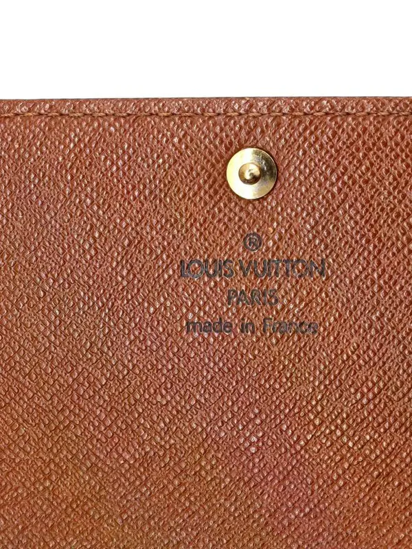 LOUIS VUITTON Vintage Sarah Wallet Monogram Canvas Small Wallets