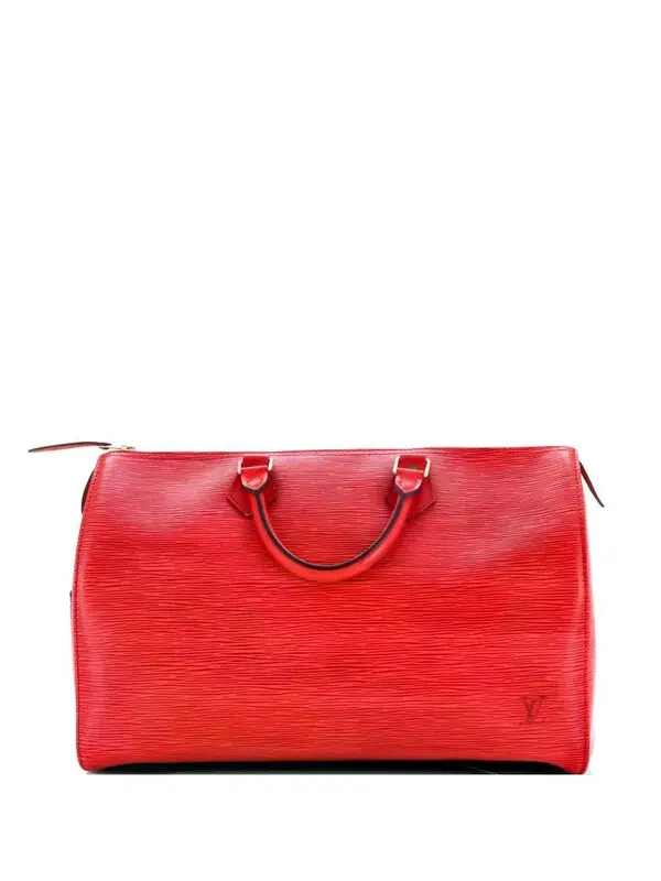 LOUIS VUITTON Speedy 35 Epi Leather Satchel