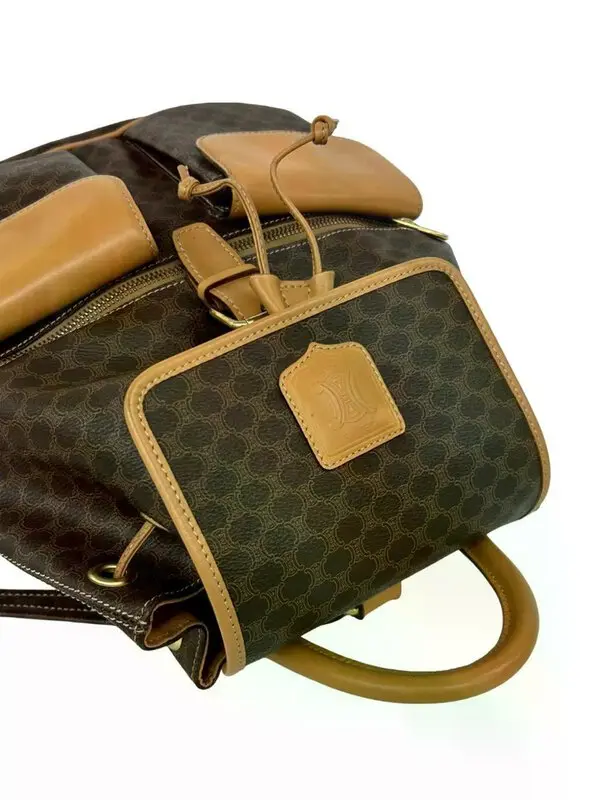 Celine Macadam Coated Canvas Backpack