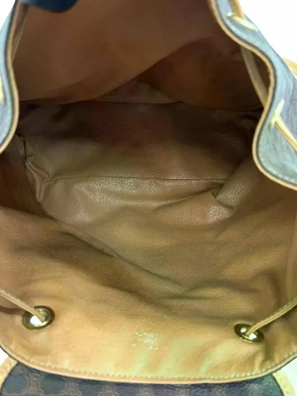 Celine Macadam Coated Canvas Backpack