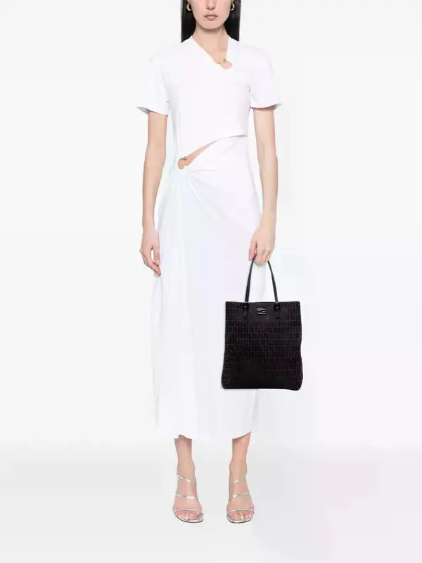 Fendi Zucchino Canvas Tote Bag