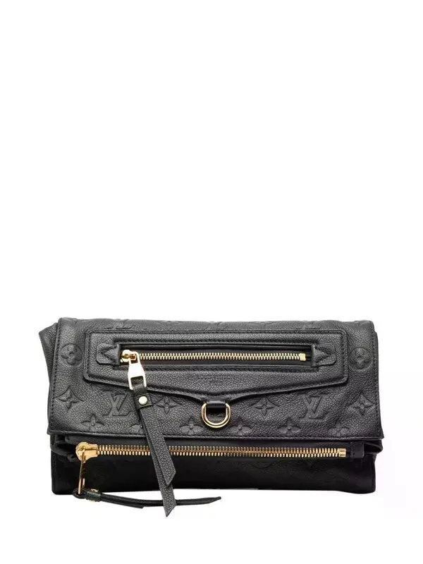 LOUIS VUITTON Monogram Empreinte Clutch Bag - Blue