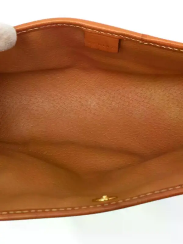 Celine Macadam Coated Canvas Clutch Bag