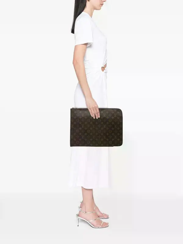 LOUIS VUITTON Monogram Document Business Bag