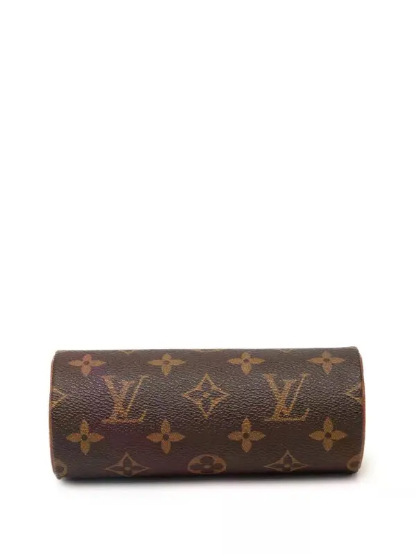 LOUIS VUITTON Monogram Papillon Pochette Handbag - Brown