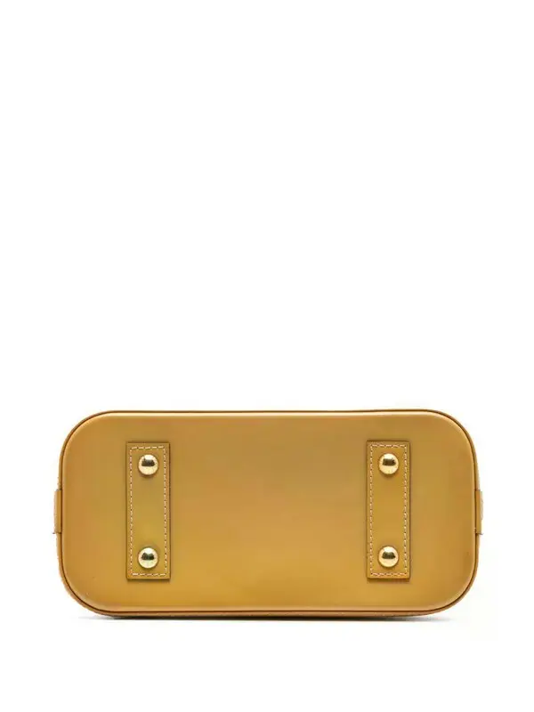 LOUIS VUITTON Monogram Vernis Alma Bb Satchel