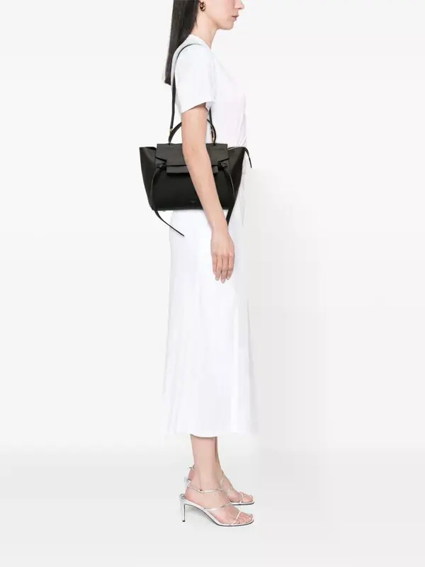 Celine Mini Grained Calfskin Belt Satchel