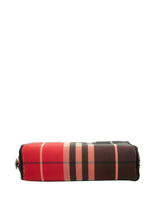 Burberry Mini Exploded Check Canvas Handbag