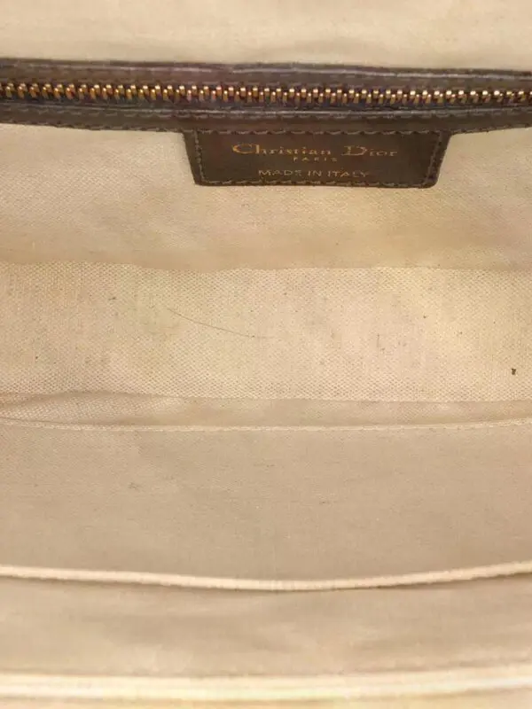 Dior Oblique Canvas Flap Crossbody Bag