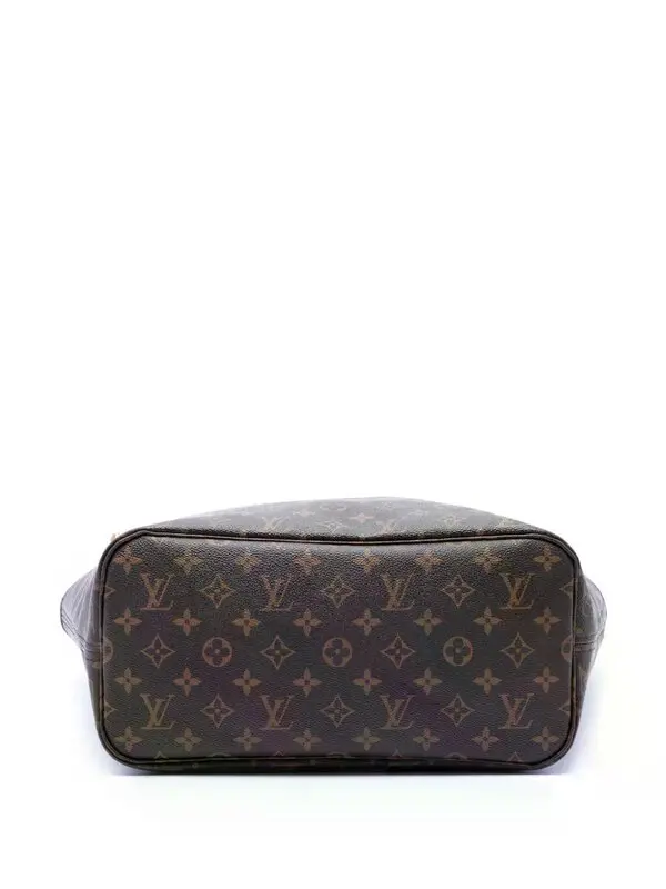 LOUIS VUITTON Monogram Neverfull Mm Tote Bag - Brown