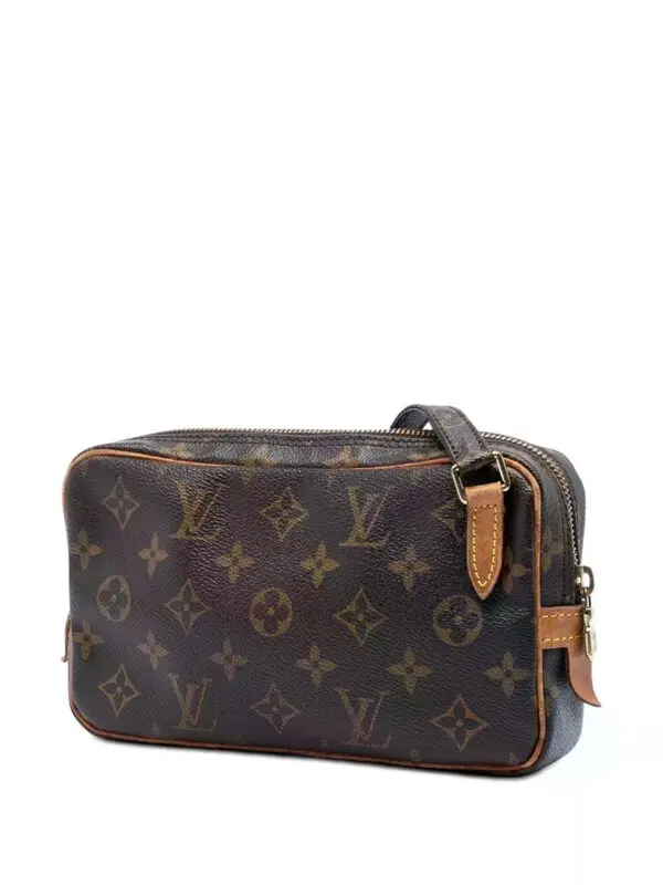 LOUIS VUITTON Monogram Pochette Marly Bandouliere Crossbody Bag - Brown