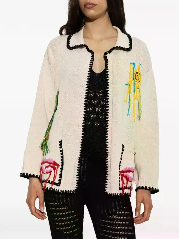 AKEP Embroidered Blanket-stitch Jacket